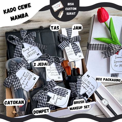 Jual HITAM KADO ULANG TAHUN CEWEK WISUDA ANNIVERSARY HAMPERS GIFT