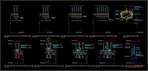 65medical Gas Outlets Elevation Typical Arrangement Details Cad