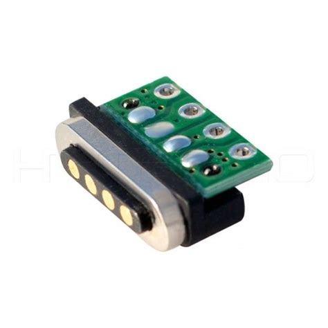 4pin 마그네틱 전원 소켓 Pcb M417 Magnets Pogo Pin