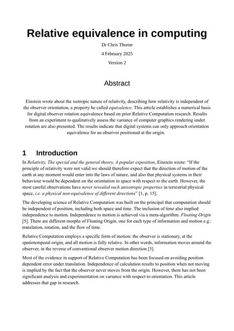 Pdf Relative Equivalence In Computing