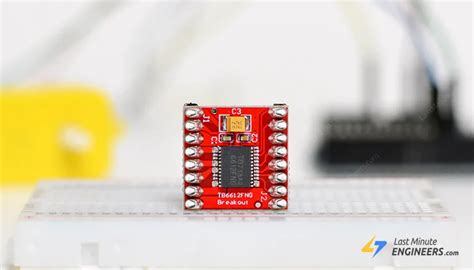 Controlling Dc Motors With Tb6612fng And Arduino Last Minute Engineers
