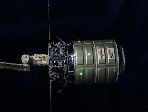 Cygnus Cargo Spacecraft Departs Space Station
