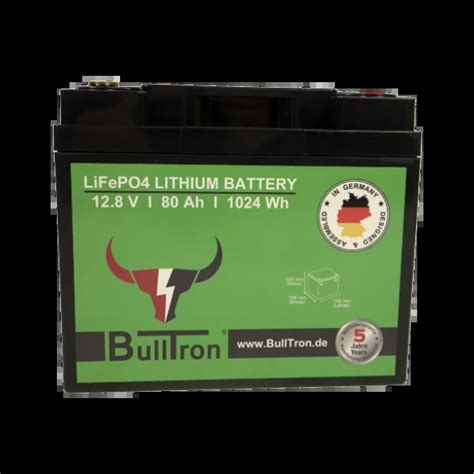 80Ah Bulltron Polar LiFePO4 12 8V Akku Mit Smart BMS Und Bluetooth App