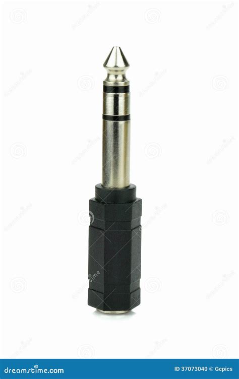 A Headphone Jack Plug Adapter Stock Photo Image Of Plug Connector