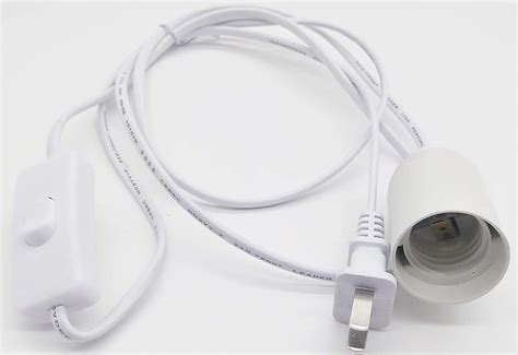 Lamp Cord With Switch Pendant Light Cord 1 8m Hanging Lamp Cord Socket US Plug Walmart Com