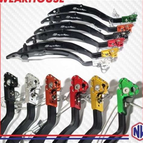 Promo Pedal Tuas Rem Kaki Klx 150 Full Cnc Merk Tld Diskon 21 Di