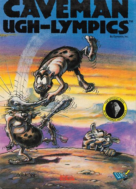 Caveman Ugh Lympics 1988 Box Cover Art MobyGames