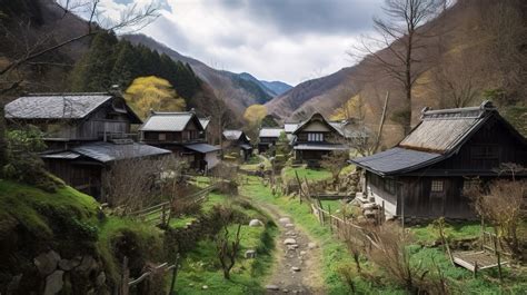 Exploring The Scenic Mountain Side Between Japanese Villages Japanese