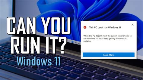 How To Check If Your Windows 10 Pc Can Run Windows 11 Youtube