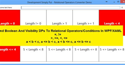Lolita S Blog Bind Boolean And Visibility Dps To Relational Operators