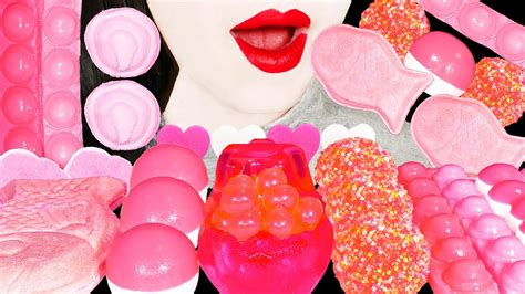Asmr Most Populor Pink Party Fish Cake Kohakuto Popping Boba Asmr