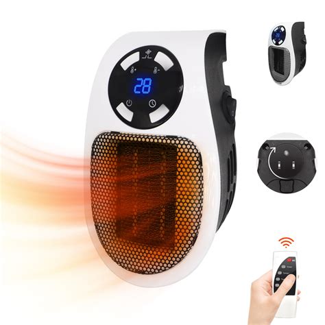 Ecowarm Plug In Heater 500w Wall Outlet Electric Space Heater As Seen On Tv Small Portable