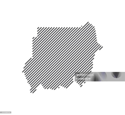 Sudan Map Of The Country Formed By Lines High Res Vector Graphic Getty Images