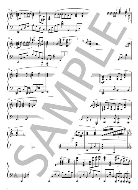 【楽譜】endless Rain ハ長調で弾けるyoshiki Classical Ver Xjapan ピアノソロ 中〜上級