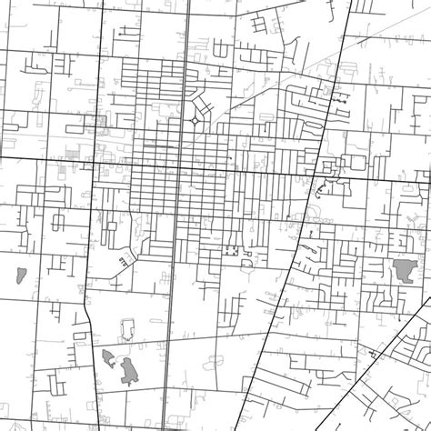 Vineland New Jersey Map Print In Classic — Jace Maps