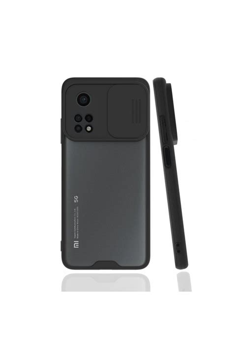 Fibaks Xiaomi Redmi Note 11 Pro And 12 Pro 4g Kılıf Sürgülü Kamera