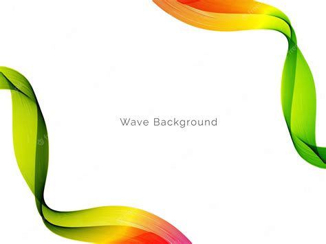 Premium Vector Abstract Vector Background With Stylish Smooth Color Wave Wavy Lines