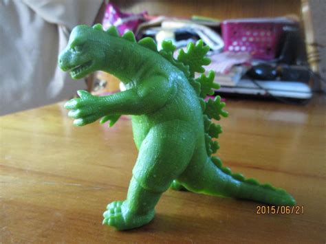 Hg Toys Godzilla Figure From Godzilla Battles Tricephalon Playset Free