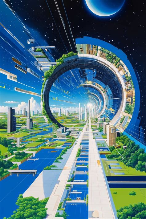 Pin By Grant Osborne On Syd Mead In 2025 Fantasy Landscape Digital Art Fantasy Sci Fi Wallpaper