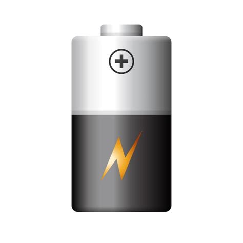 Illustration Vectorielle De Batterie Icône Couleur Vecteur Premium