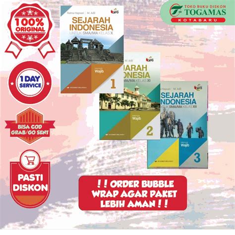 Jual SEJARAH INDONESIA UNTUK SMA MA KEL WAJIB X XI XII KURIKULUM