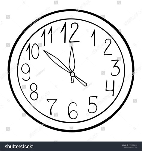 34 593 imágenes de Coloring book clock Imágenes fotos y vectores de
