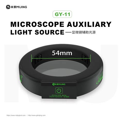 ไมล์จิง จี 11 กล้องจุลทรรศน์ช่วยแหล่งกําเนิดแสงปรับความสว่างสูงฝุ่นไฟ นํา สัมผัสแหวน Shopee