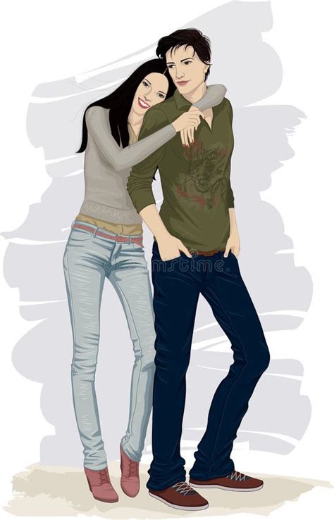 Hot Sensual Kiss Vector Drawing Stock Vector Illustration Of Cartoon Husband