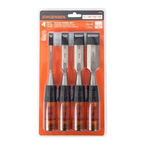 Pony Jorgensen Wood Chisel Set 4 Piece With Acetate Handle Ac70421
