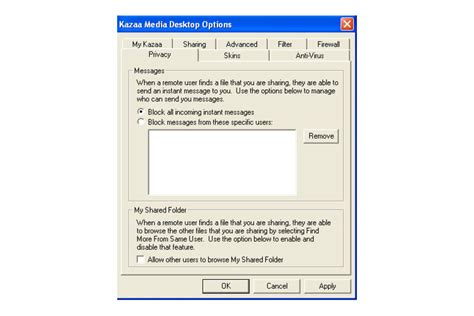 How Can I Remove P2p Share Files Option