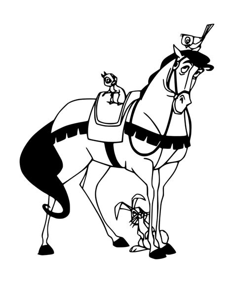 Samson Das Ross Zum Ausmalen Kostenlos Malvorlagen Und Ausmalbilder