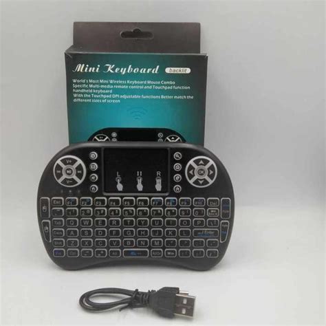 Mini Keyboard Backlit Specific Multi Media Remote Control And Touchpad