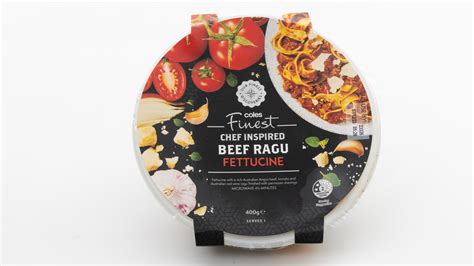 Coles Finest Chef Inspired Beef Ragu Fettucine Review Supermarket