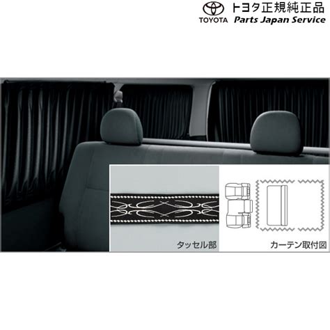 Toyota Voxy トヨタ ヴォクシー 室内カーテン（遮光機能付）[08232 28120] 車用品 Net Consulting