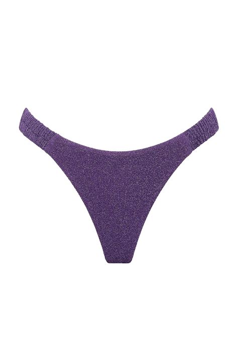 Nookie Dynasty Scrunchie Thong Purple Jaus