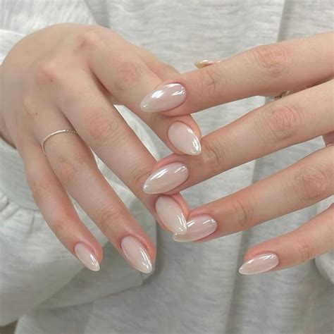 Pin By M On My Nails In 2024 Blush Nails Simple Gel Nails Beige Nails