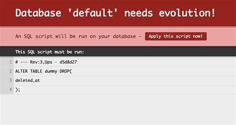 Playframeworkにevolutionsを導入してみた話 Java Qiita
