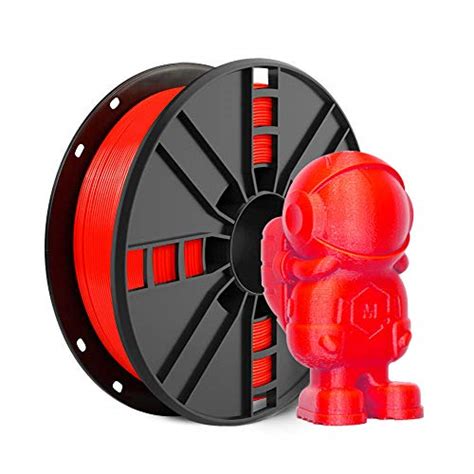 Red Abs Filament 1 75mm Novamaker Less Odor Abs 3d Printer Filament
