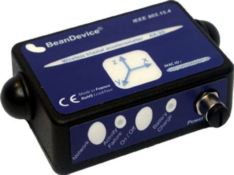 Wireless Tri Axial Accelerometer 2g Or 10g Or 13g
