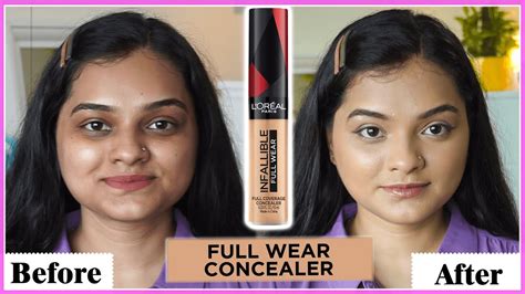 Loreal Infallible Full Wear Concealer Swatches Conceal Dark Circles