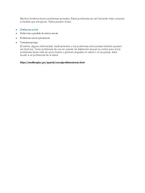 Muchos Hombres Tienen Problemas Sexuales Pdf