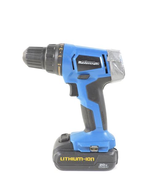 Police Auctions Canada Mastercraft 054 1332 6 20v Cordless 38 Drill