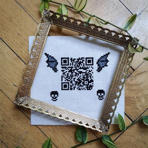 Qr Code Art Etsy