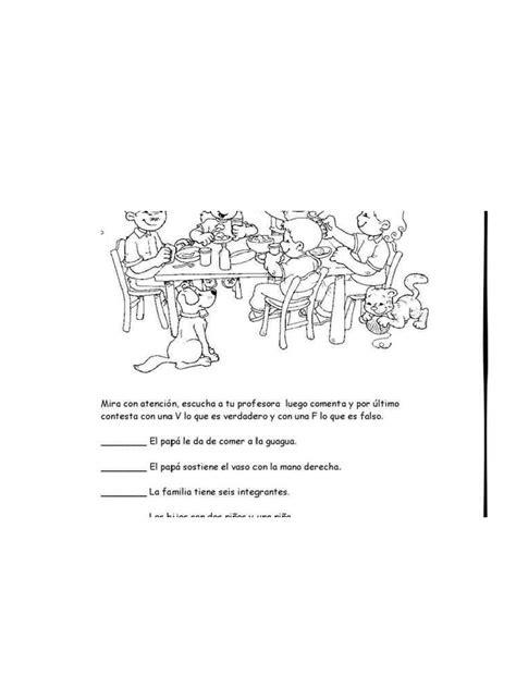 Una Escena Familiar Inferencias Pdf