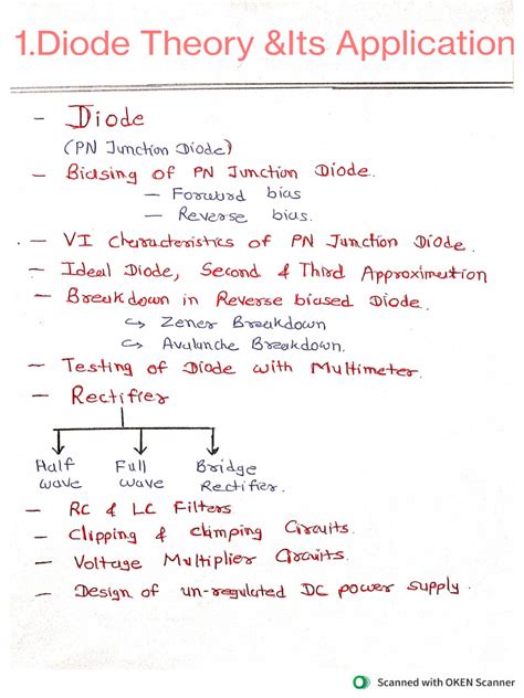 Chap 1 Diode Theory And It S Application Part 1 Pdf Science