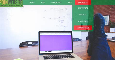 Cara Paling Mudah Membuat Menu Navigasi Transparan Point Website