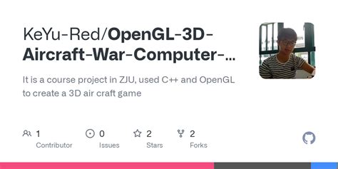 GitHub KeYu Red OpenGL D Aircraft War Computer Graphics It Is A Course Project In ZJU Used