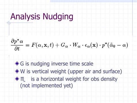 Ppt Wrf Four Dimensional Data Assimilation Fdda Powerpoint