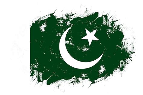 Premium Photo Pakistan Flag On Abstract Stroke Brush Background