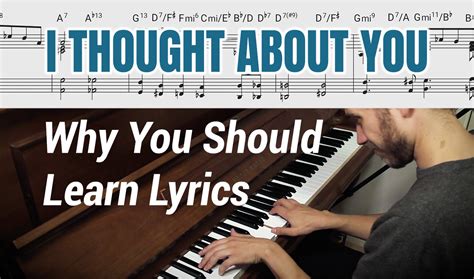 I Thought About You — Why You Should Learn Lyrics Piano String Theory